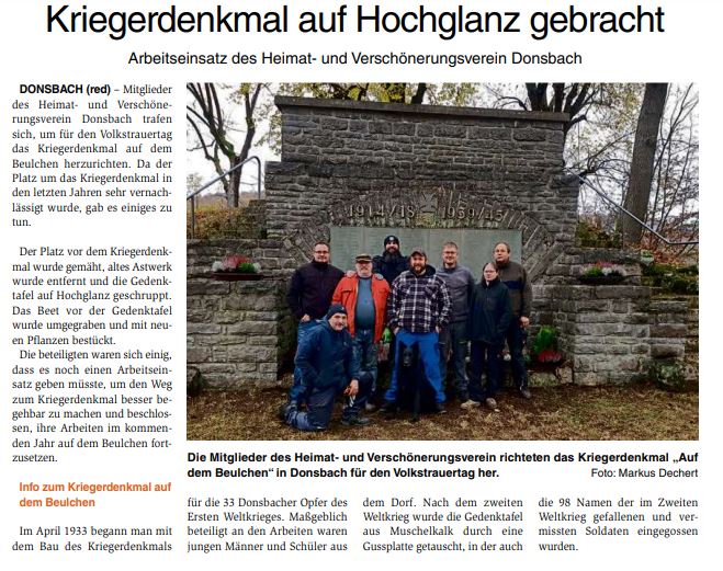 Heimat- und Verschönerungsverein Donsbach e.V.